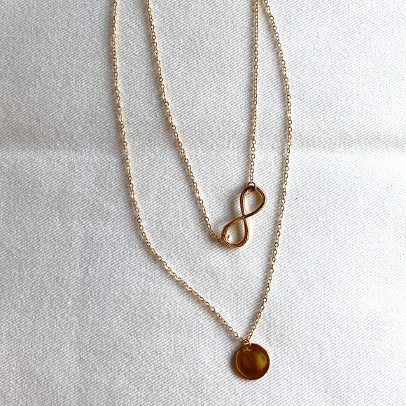 Jewelry | Double Gold Chain Necklace | Poshmark